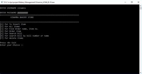 Bakery Management System Project In Cc With Source Code And Report