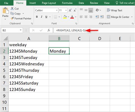 Excel Tip How To Delete The First 5 Characters In Excel