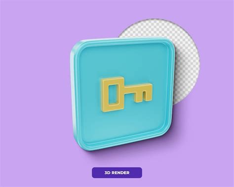 Premium Psd Icon 3d Render