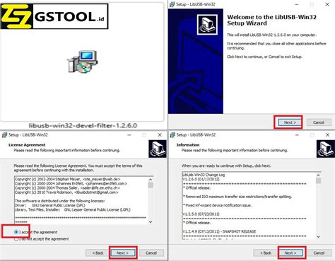 cara menggunakan libusb untuk filter mediatek usb port gstool id