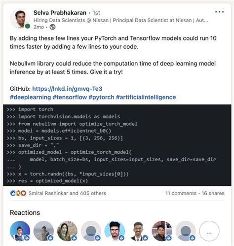 Nebuly On Linkedin Nebullvm Opensource Ai Deeplearning Computing Accelerator