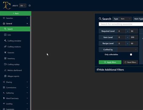 Ffxiv Teamcraft Ffxivteamcraft Twitter