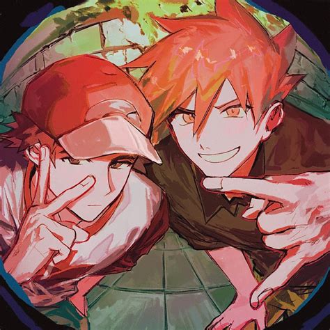 Red And Blue Oak Pokemon And More Drawn By Dimsum Danbooru