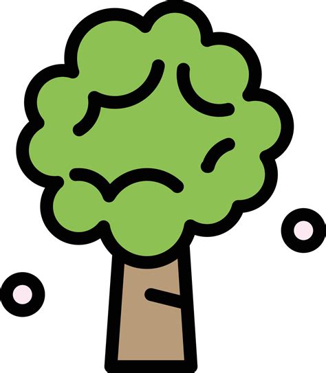 Tree Apple Apple Tree Nature Spring Flat Color Icon Vector Icon Banner