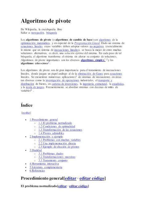 PDF Algoritmo De Pivote DOKUMEN TIPS