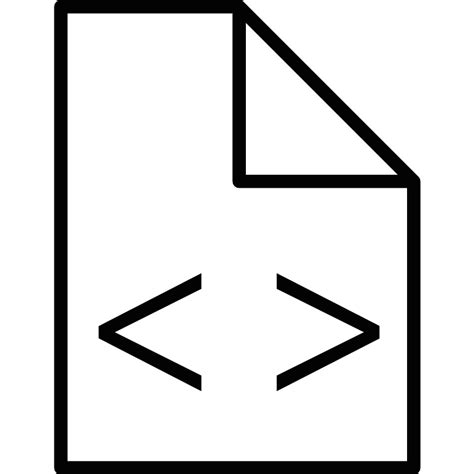 Folded Code Page Vector Svg Icon Svg Repo