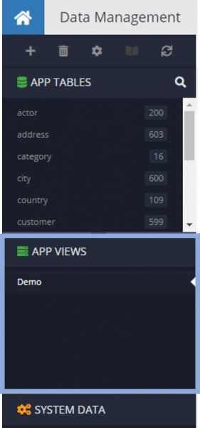 How To Create A Database View Backendless View Designer