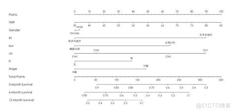 列线图 Nomogram Python 列线图结果解读mob64ca1419e0cc的技术博客51cto博客