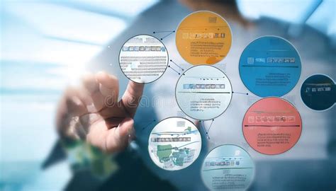 Infographic Visually Represents A Company S Or Organization S Core Values Stock Illustration