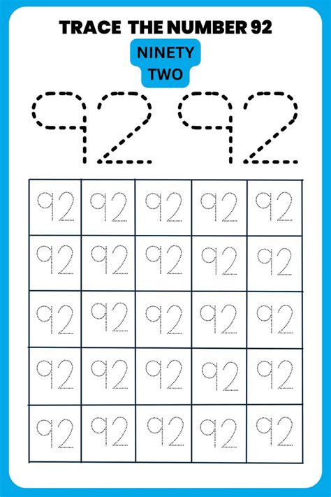 Numbers Worksheets Improve Handwriting And Number Recognition