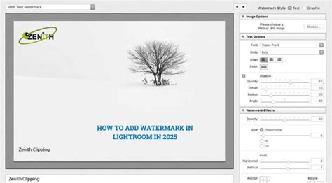 How To Add Watermark In Lightroom In 2025