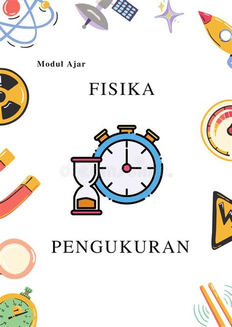 COVER MODULE TEACHING PHYSICS MEASUREMENT Stock Illustration Illustration Of Advertising