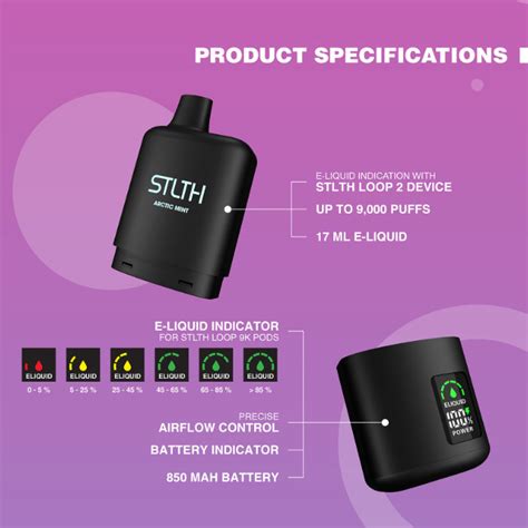 Stlth Loop 2 9k Pods Stamped Smokevapeca