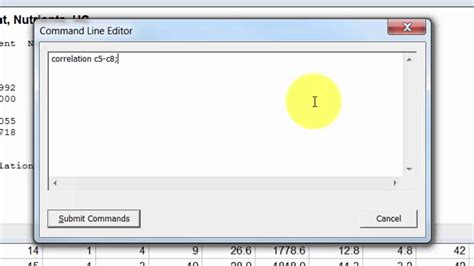 Minitab Using Session Commands Youtube