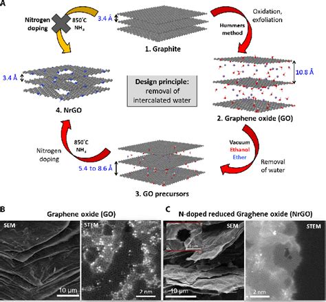Synthesis Of Nitrogen Doped Reduced Go Nrgo Catalysts A Schematic