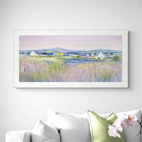Evening Fields Framed Print Dunelm