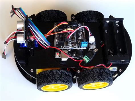 Mitov Software Assembling Elegoo Smart Robot Car Kit Step 5 Connecting It All Together
