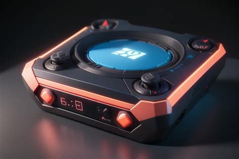 Premium Ai Image Game Console Console Device 3d Rendering Model Handheld Entertainment Offline