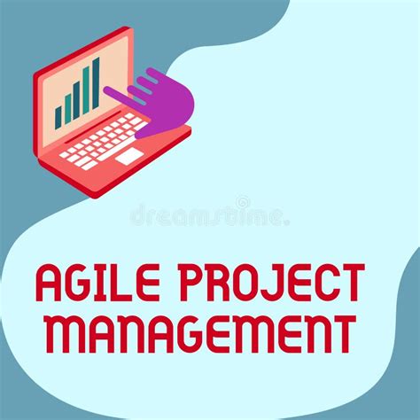 Text Sign Showing Agile Project Management Internet Concept Management Methodology From