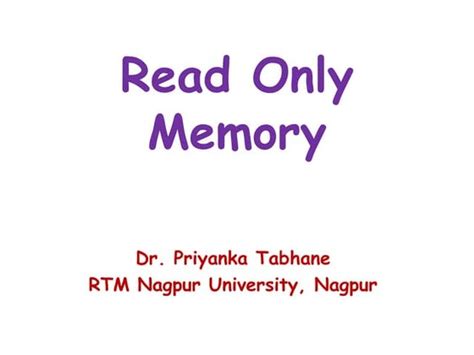 Rom Read Only Memory Ppt Operating Systems Computer Software And Applications