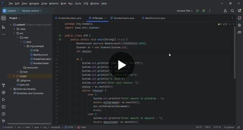 💻 Task 1 Completed Java Atm Simulation Charu Goyal
