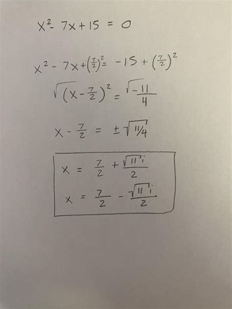 understanding completing the square r askmath