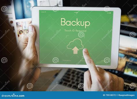 Online Backup Cloud Storage Data Concept Stock Photo Image Of Networking Online