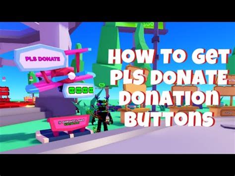 How To Get Donation Buttons In PLS DONATE YouTube