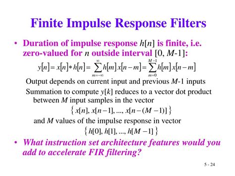 Ppt Finite Impulse Response Filters Powerpoint Presentation Free