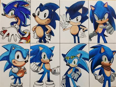Part 2 Sonic In Different Styles By Jayuice On Deviantart