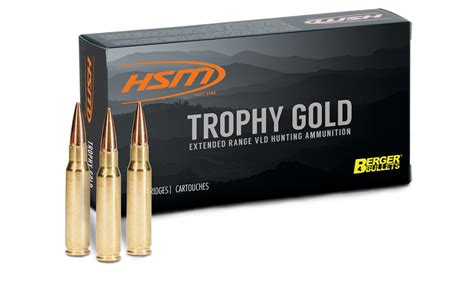 Hsm Trophy Gold Ammunition 7mm Remington Ultra Magnum Rum 168gr