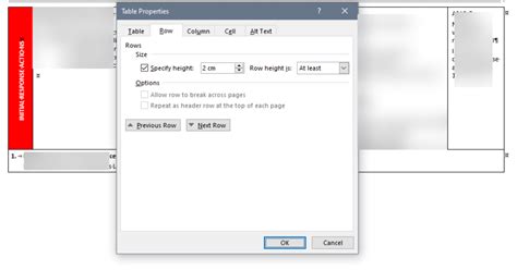 Word Table Formatting Issues Cybertext Newsletter
