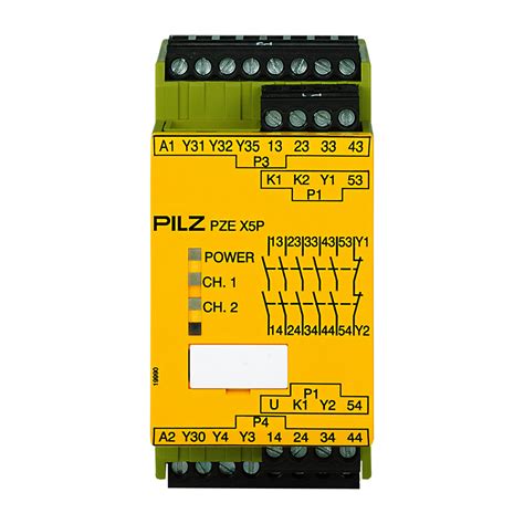 Safety Relays Pilz เซฟตี้ รีเลย์ Pze X5p 24vdc 5no 2so Code 777150 ของ
