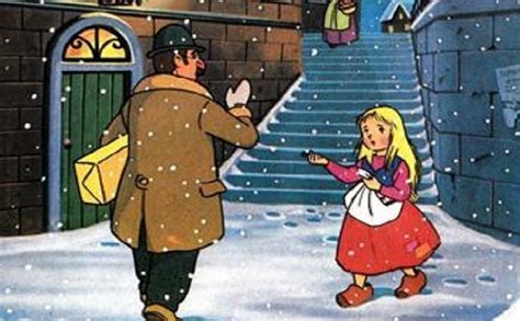 داستان شنیدنی و صوتی داستان دخترک کبریت‌ فروش با تصاویر زیبا