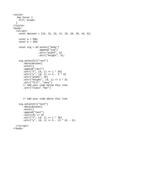 Add A Hover Effect To A D3 Element Pdf