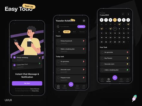 Easy Todo App Uiux Design For Mobile App Android And Ios Behance