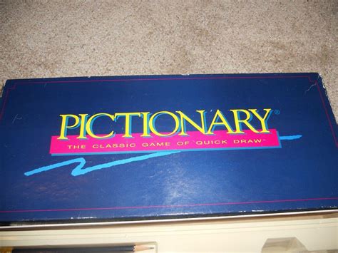 Vintage Pictionary 1993 The Classic Game Of Quick Draw Milton Bradley 3776916855