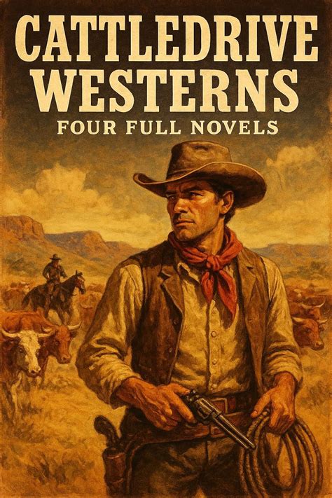 Cattledrive Westerns Four Full Novels Kindle Edition By Daniels