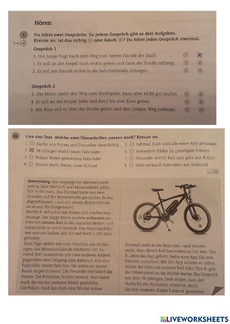 Abschlusstest Kapitel 43 Beste Freunde B11 Worksheet Live Worksheets