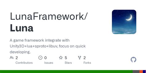 github lunaframework luna a game framework integrate with unity3d lua sproto libuv focus on