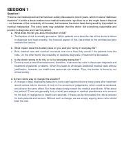 Understanding Defensive Medicine And Risk Management In Course Hero