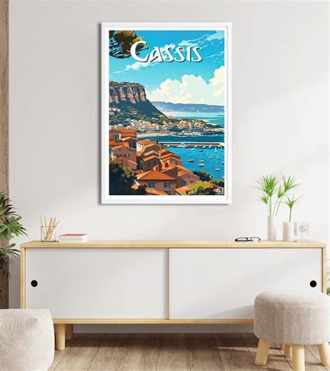Cassis Poster Travel Poster Etsy