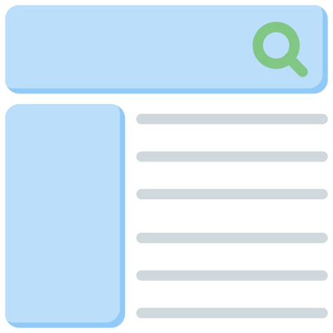 Wireframe Generic Flat Icon