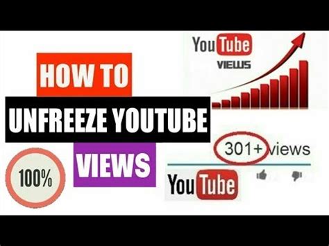 How To UNFREEZE YouTube Views SOLVED YouTube
