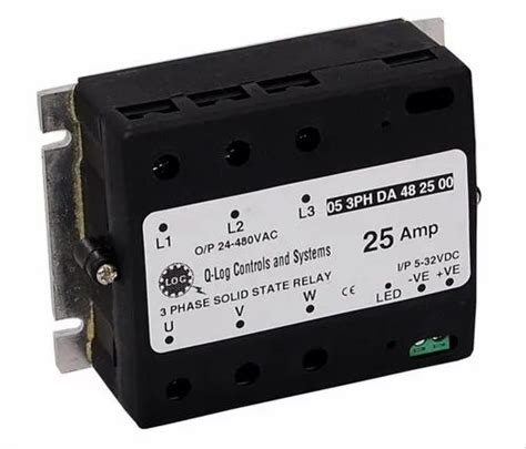 Solid State Relay Phase Phase AC SSR For Heaters Control Panel Model Name Number QLOG