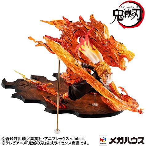 Figure Rengoku Kyojuro Tiger Flame Go No Kata Kimetsu No Yaiba Precious