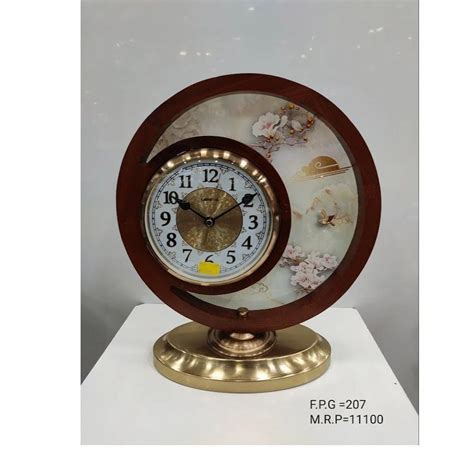Brass Antique Table Top Watch Shape Round At ₹ 4995piece In Kolkata