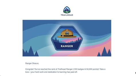 Ranger Salesforce Trailhead Sharun Kumar