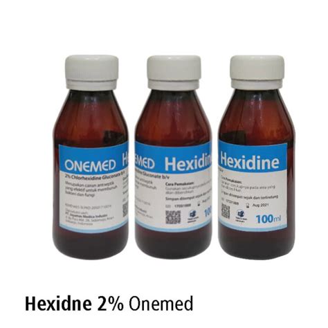 Cairan Dental Hexidine 2 100ml Onemed Dental Syaf Unica Indonesia