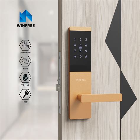 Ttlock Apartment Smart Door Lock Card Passcode Access Bluetooth Remote